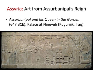 Assurbanipal And His Queen In The Garden