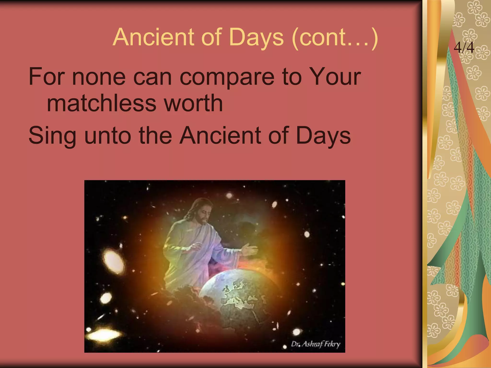 Ancient Of Days | PPTX