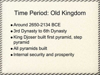 Ancient Old Kingdom | PDF