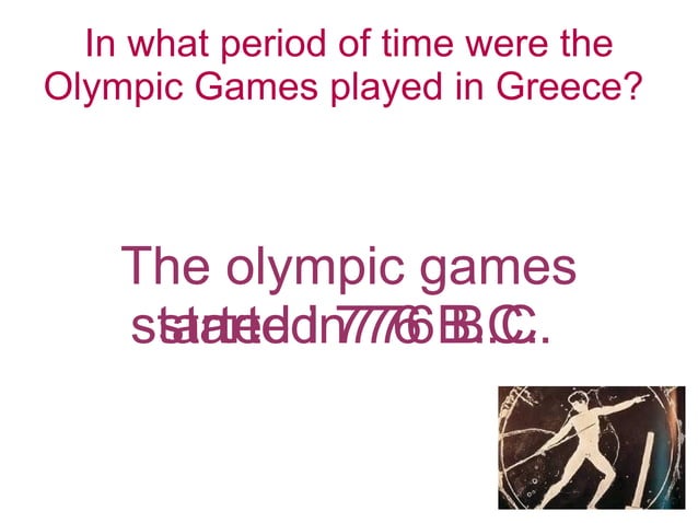 Ancient Olympic Games | ODP