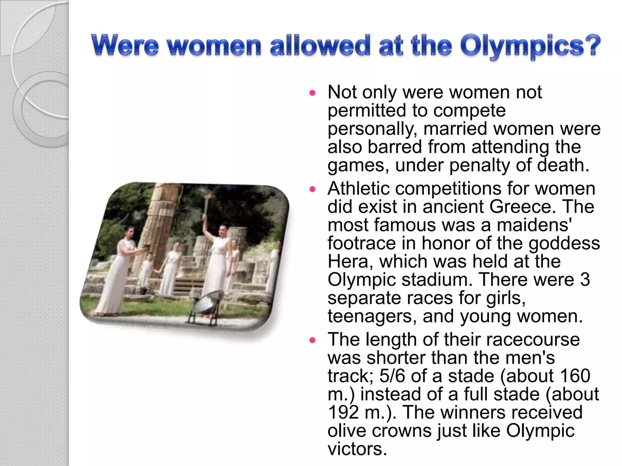 Ancient olympics games presentation | PPTX