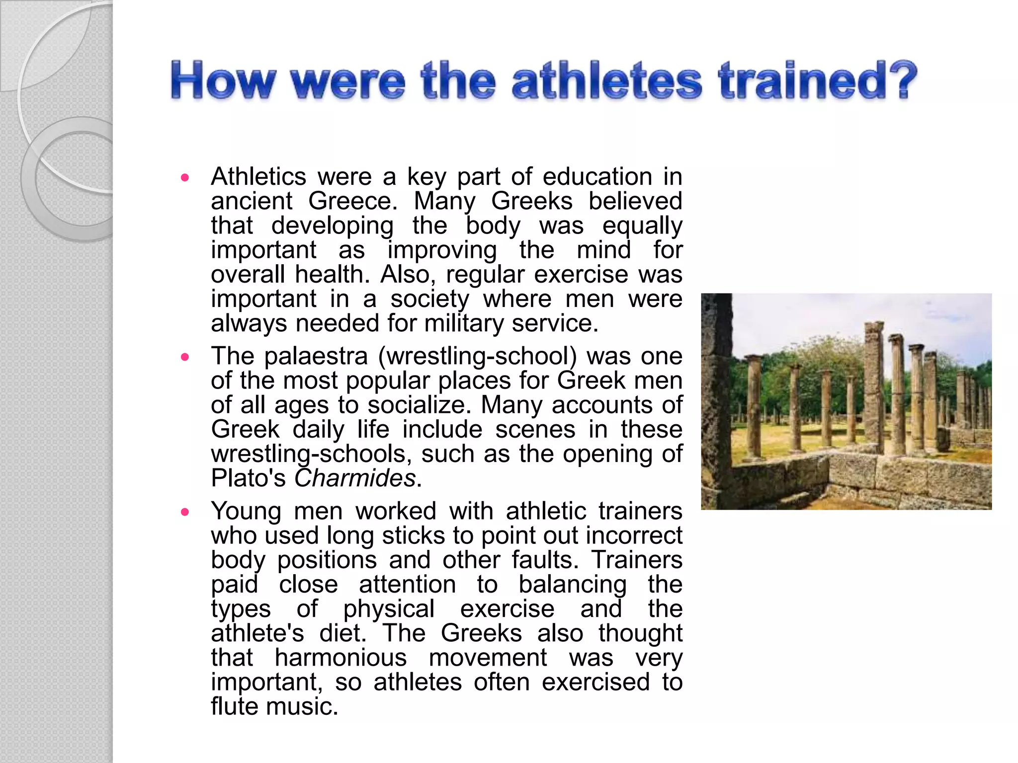 Ancient olympics games presentation | PPTX