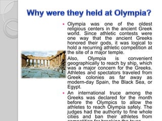 Ancient olympicsgames presentation | PPT