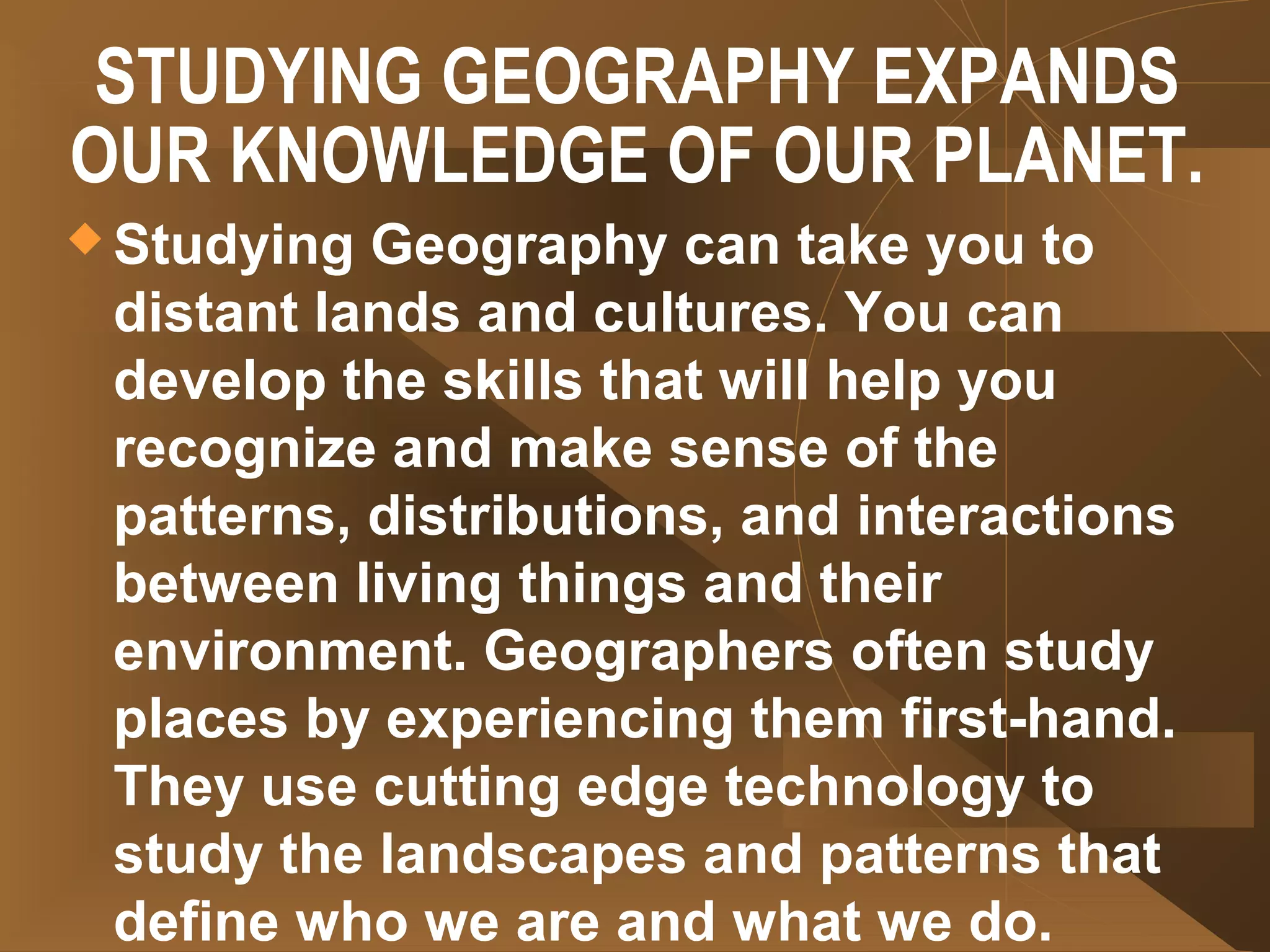 Ancient Origins & Basic Concepts of World Geography | PPT | Geography ...