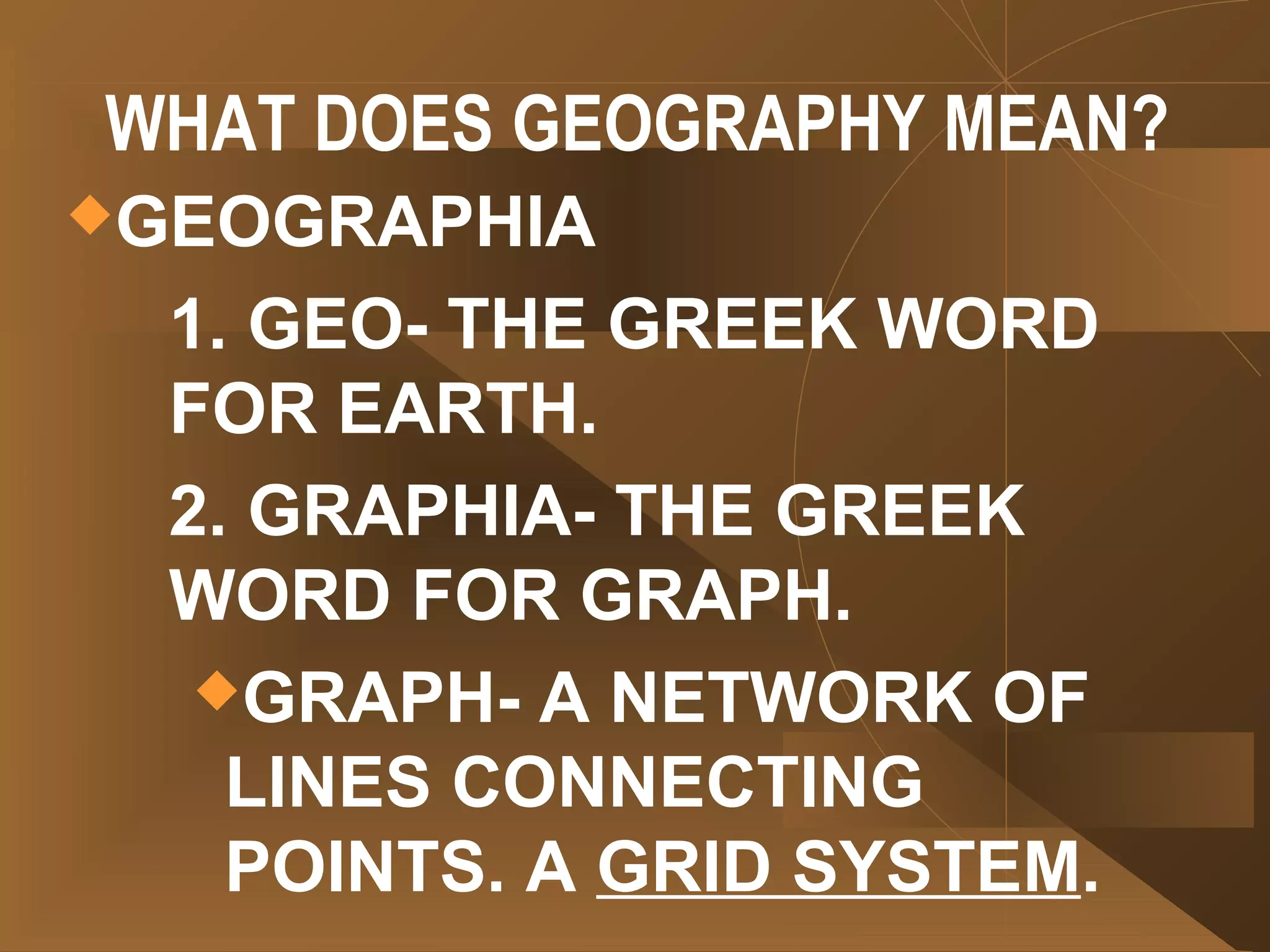 Ancient Origins & Basic Concepts of World Geography | PPT | Geography ...