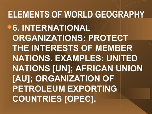 Ancient Origins & Basic Concepts of World Geography | PPT | Geography ...