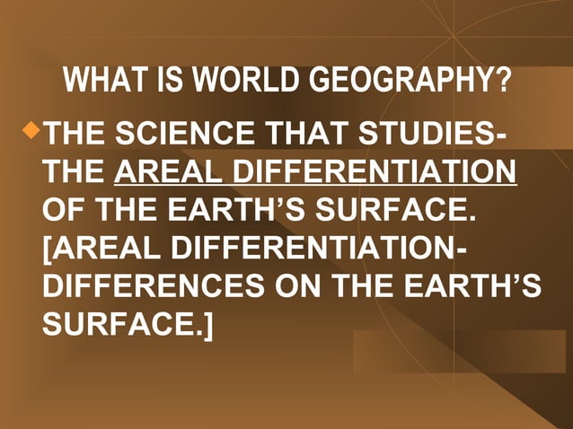 Ancient Origins & Basic Concepts of World Geography | PPT | Geography ...