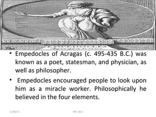 ANCIENT PHILOSOPHY: PRE-SOCRATICS | PPT