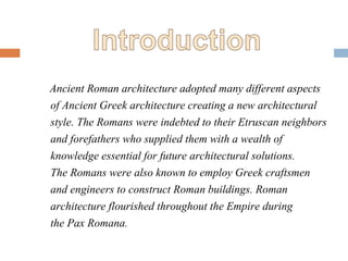 Ancient roman | PPTX