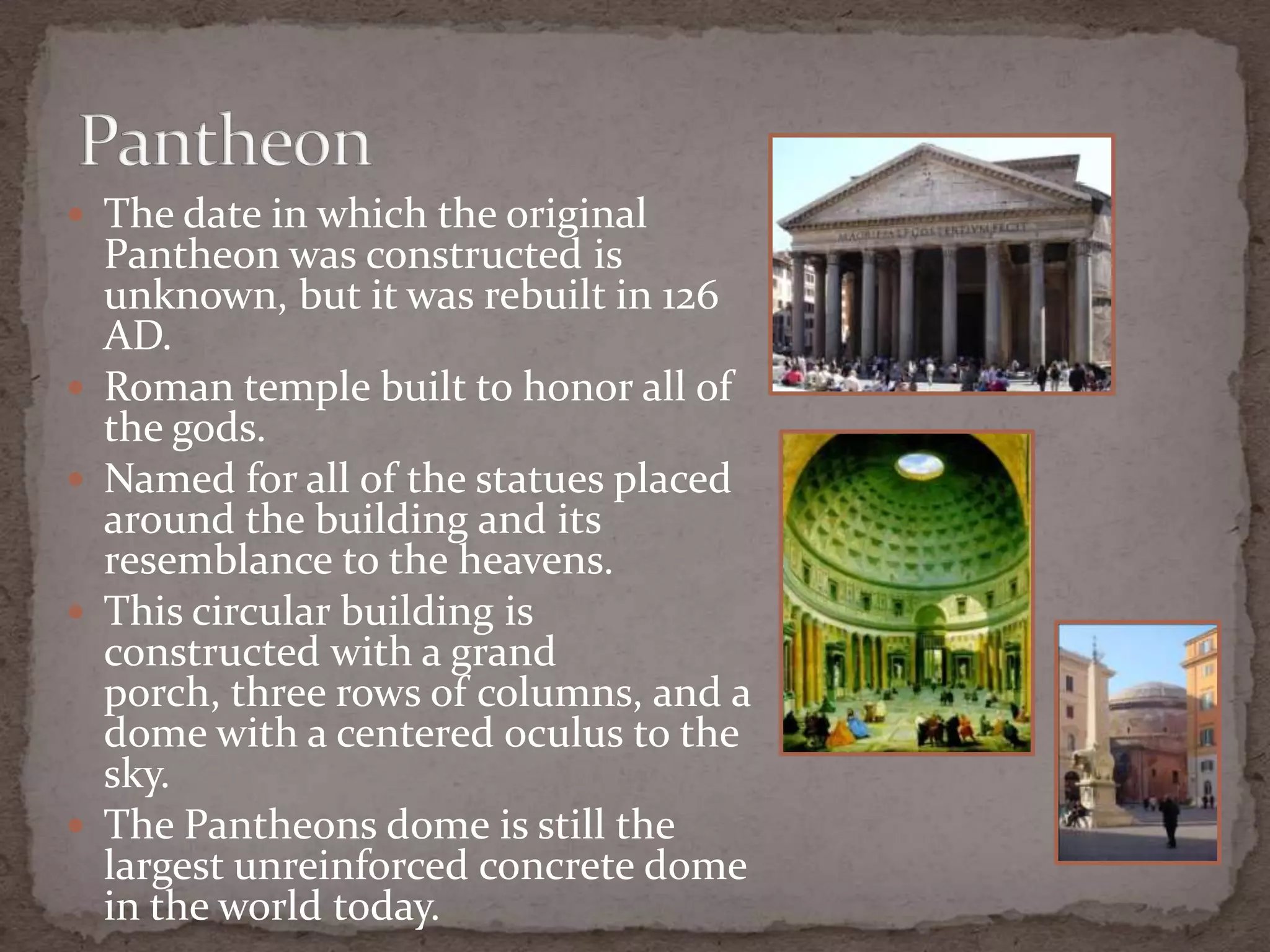 Ancient Roman Architecture | PPTX