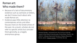 Ancient Roman Art powerpoint presentation | PPTX