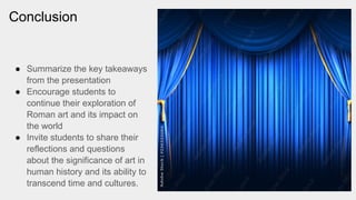 Ancient Roman Art PowerPoint Slideshow for students | PPTX