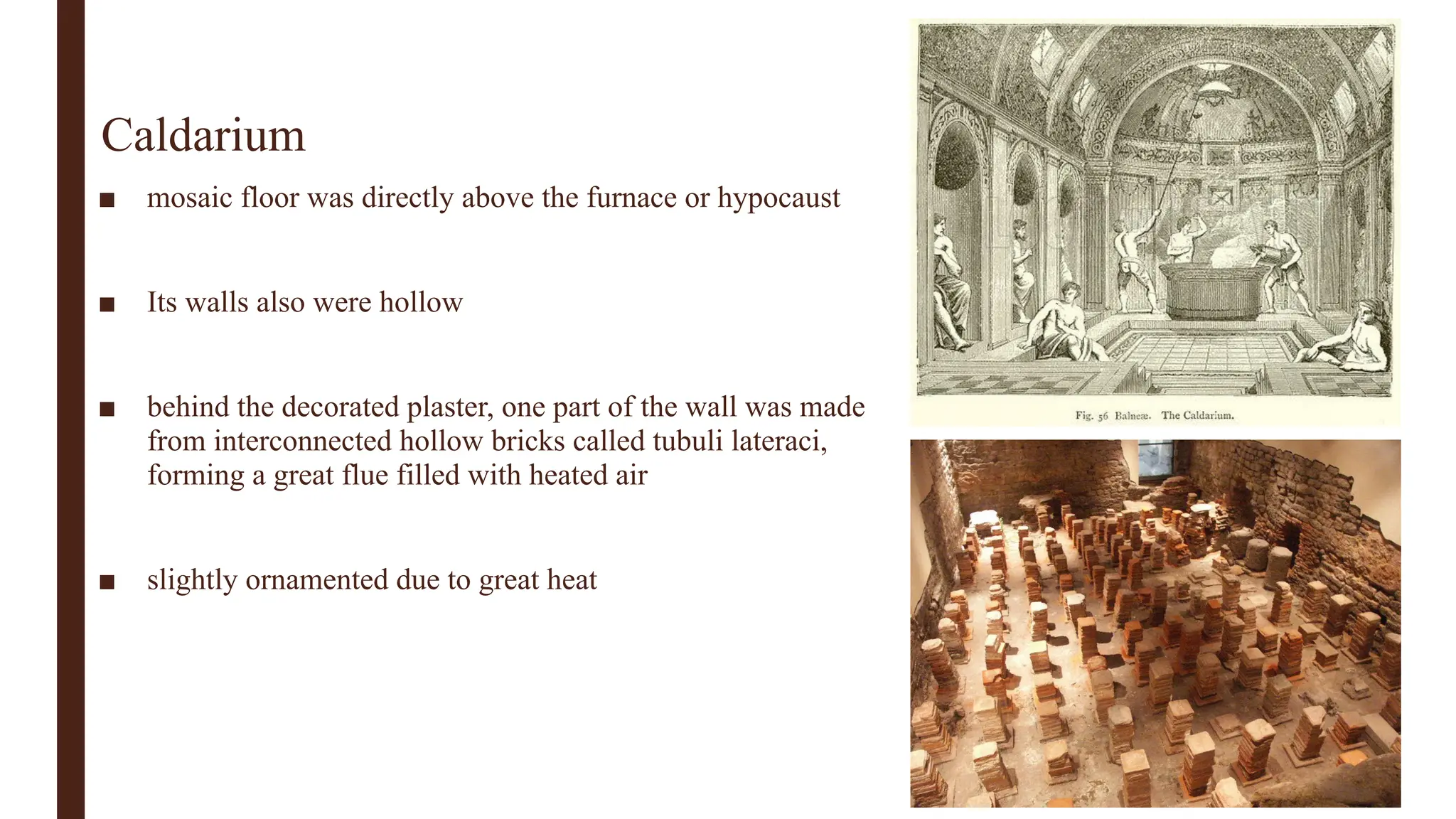 An architectural presentation on Ancient Roman Baths | PDF