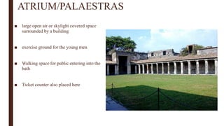 An architectural presentation on Ancient Roman Baths | PDF