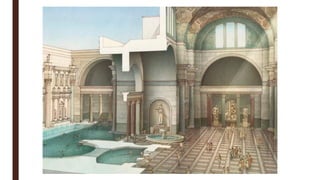 An architectural presentation on Ancient Roman Baths | PDF