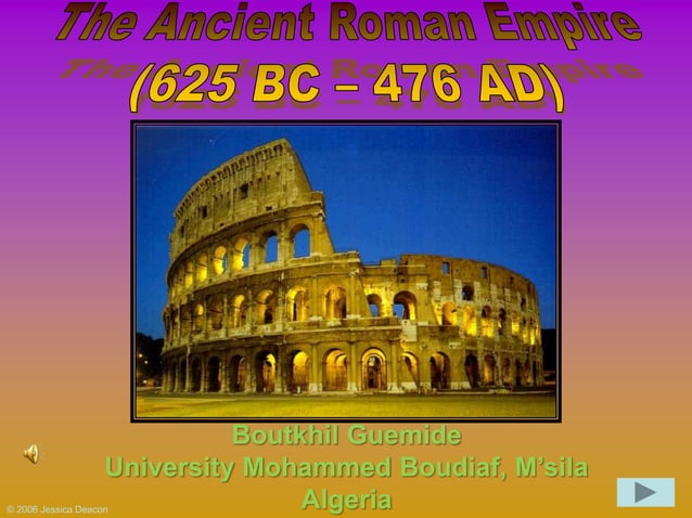 Ancient Roman Civilization | PPT
