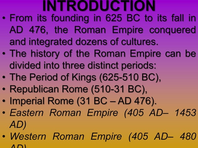 Ancient Roman Civilization | PPT