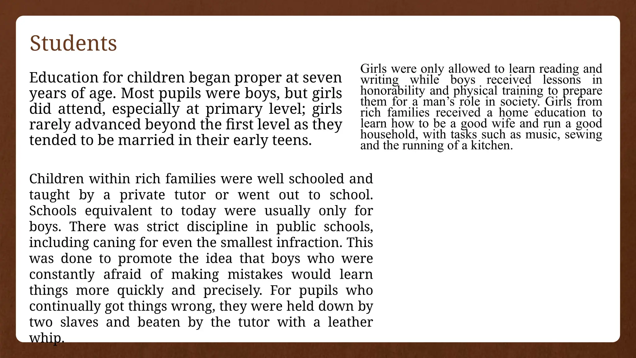 Ancient Roman Education.pptx for the subject Foundations of Education ...