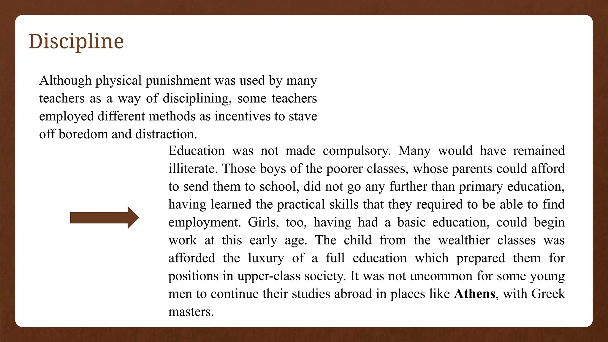 Ancient Roman Education.pptx for the subject Foundations of Education ...