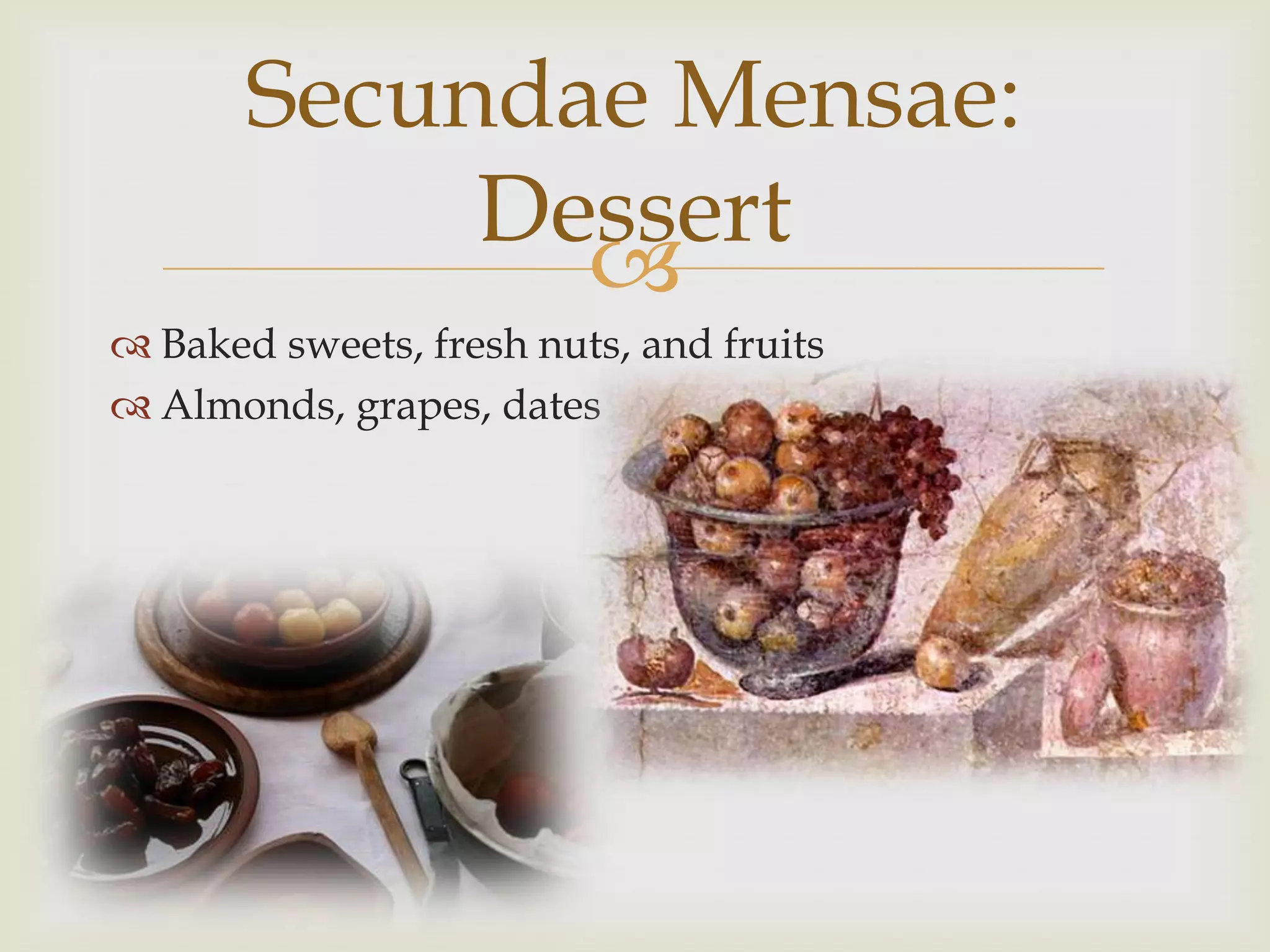 Ancient roman food | PPTX