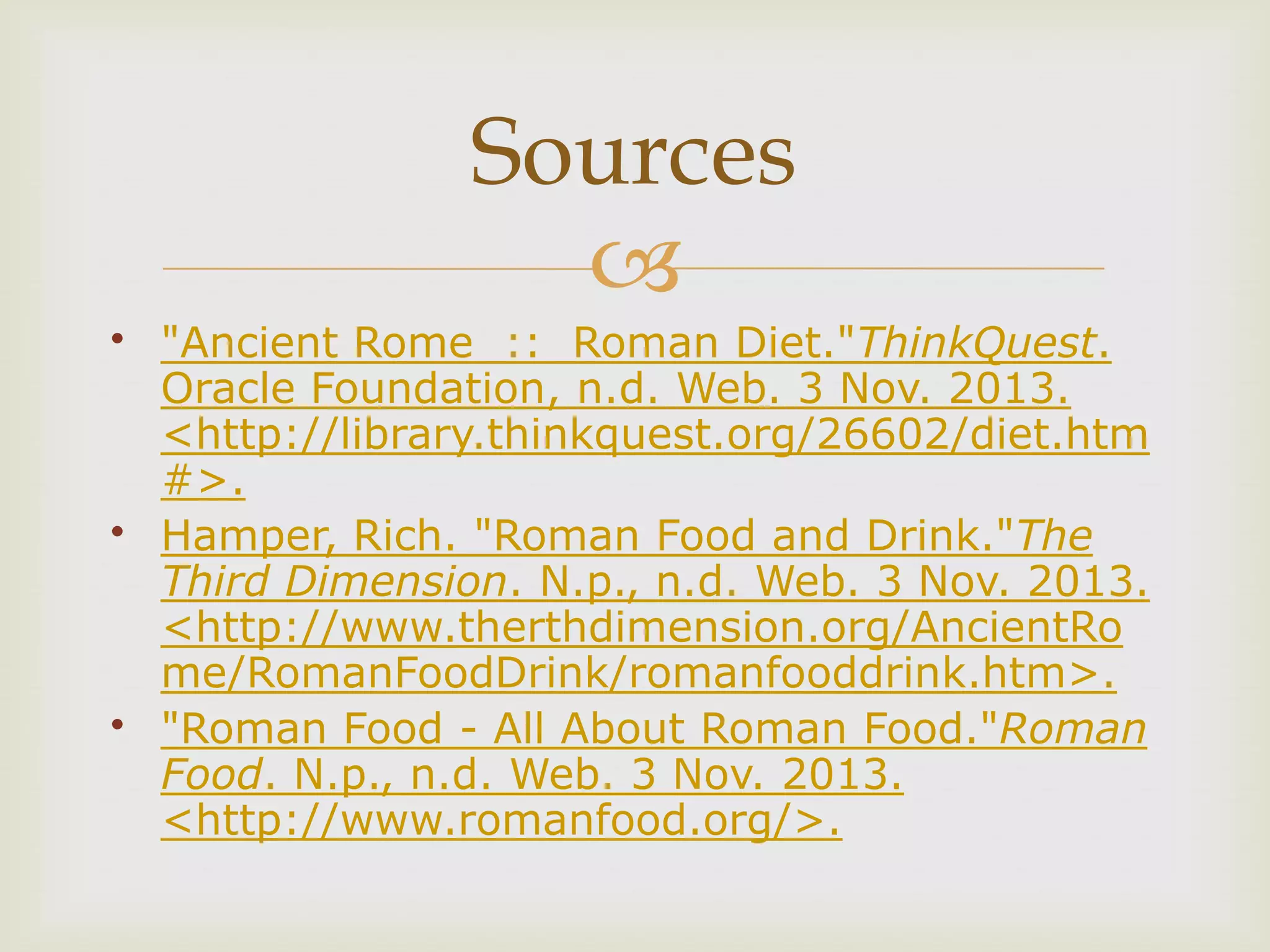 Ancient roman food | PPTX
