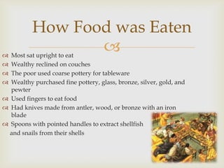 Ancient roman food | PPTX