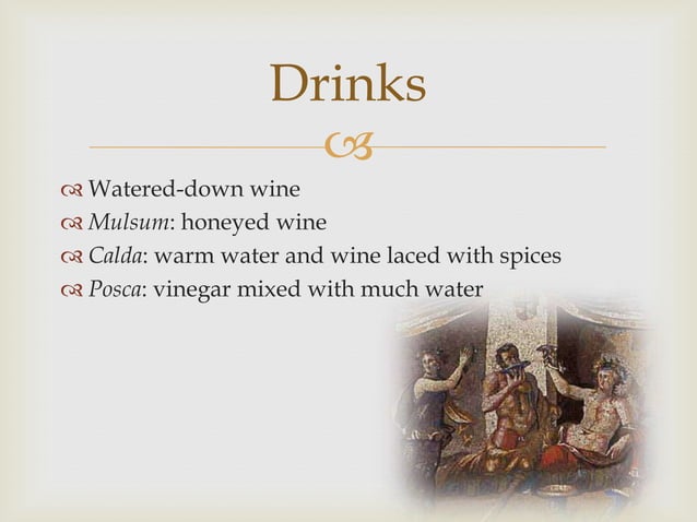 Ancient roman food | PPTX | Food & Drink