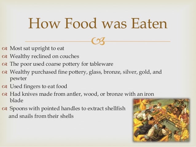 Ancient roman food