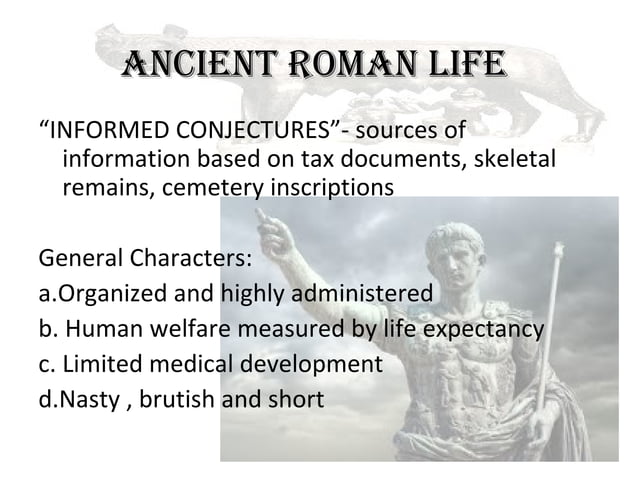 Ancient roman life | PPT