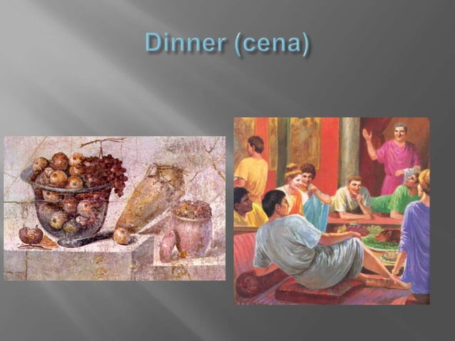 Ancient roman meals | PPTX | Food & Drink