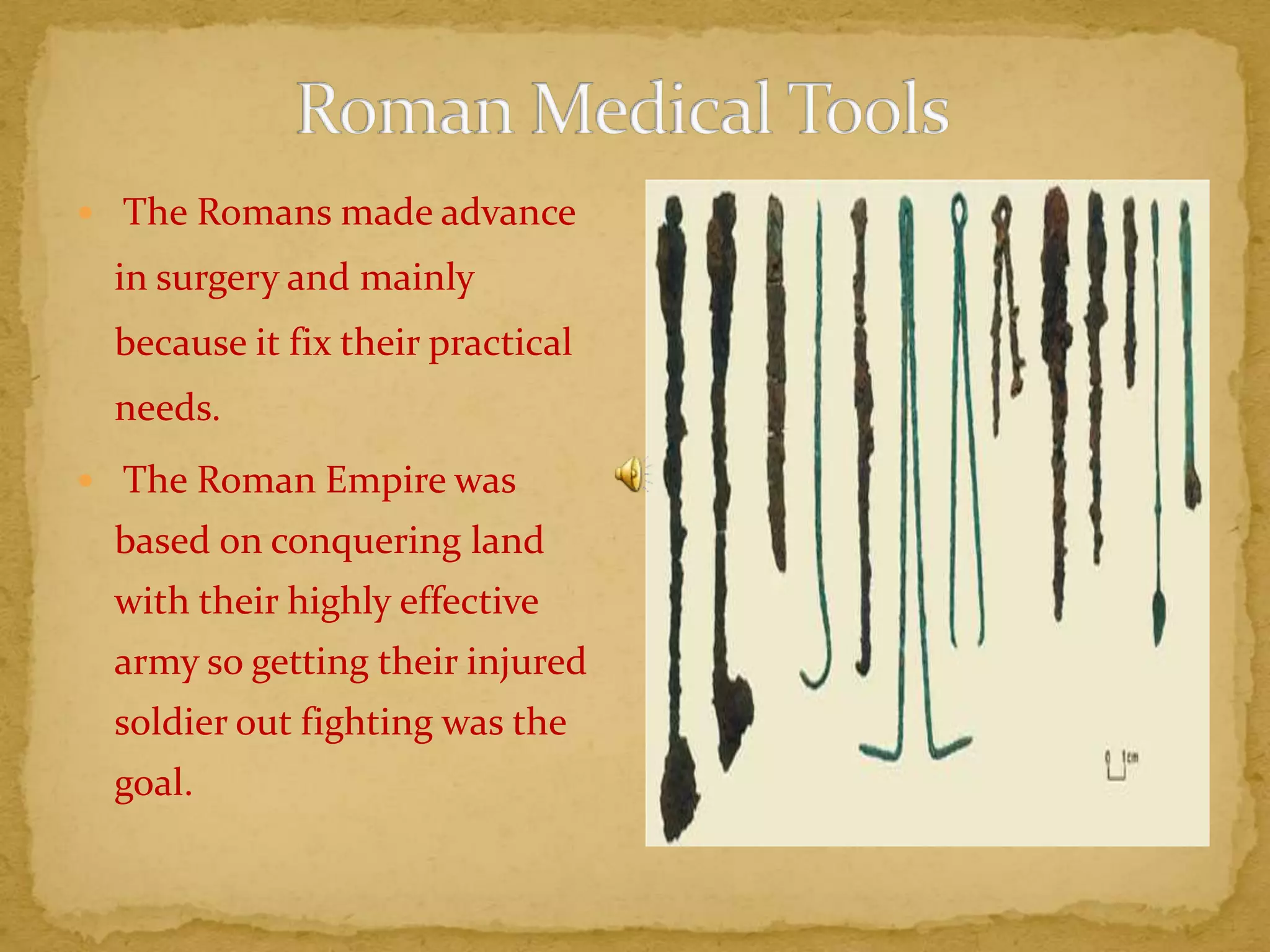 Ancient Roman Medicine Final | PPTX