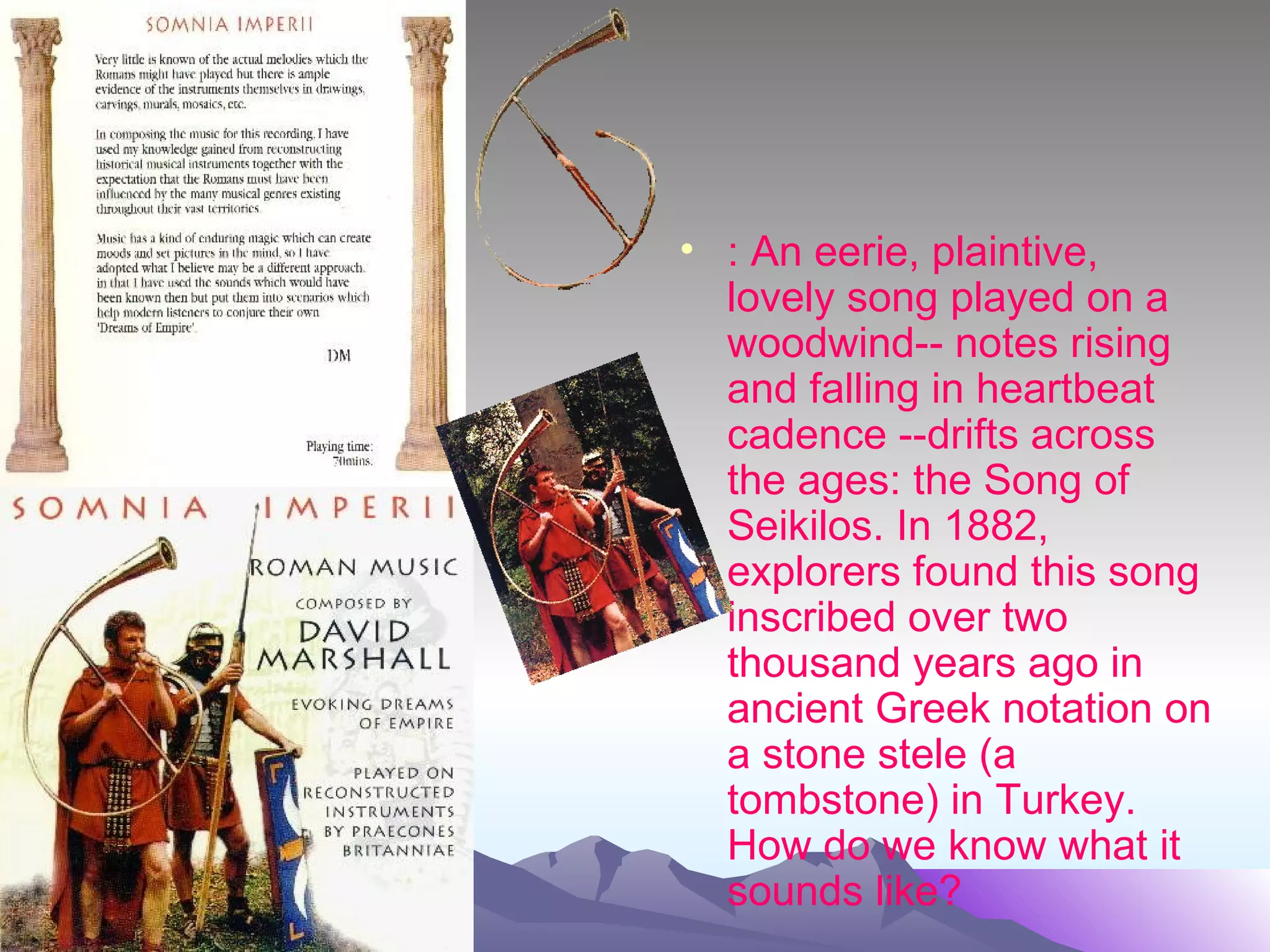 Ancient roman music | PPT