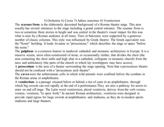 Ancient roman theaters | DOCX