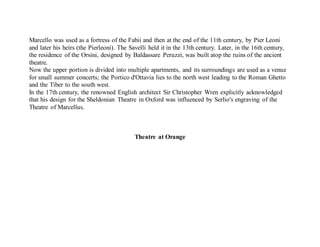 Ancient roman theaters | DOCX