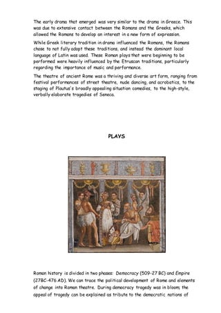 Ancient Roman Theaters | DOCX