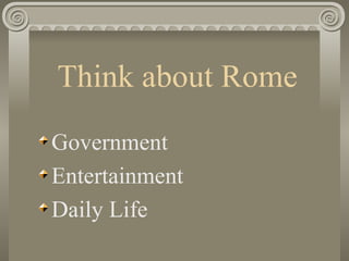 Ancient rome | PPT