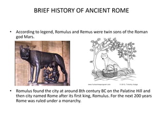 Ancient Rome | PPTX