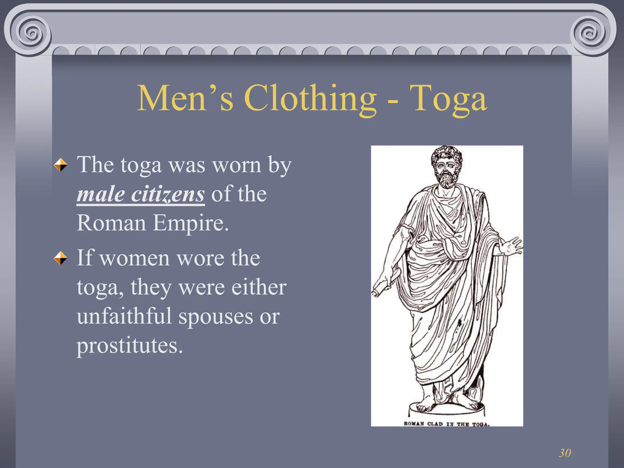 Clothing & Fashion in Ancient Rome | PPT | Women\'s Outerwear | Women ...