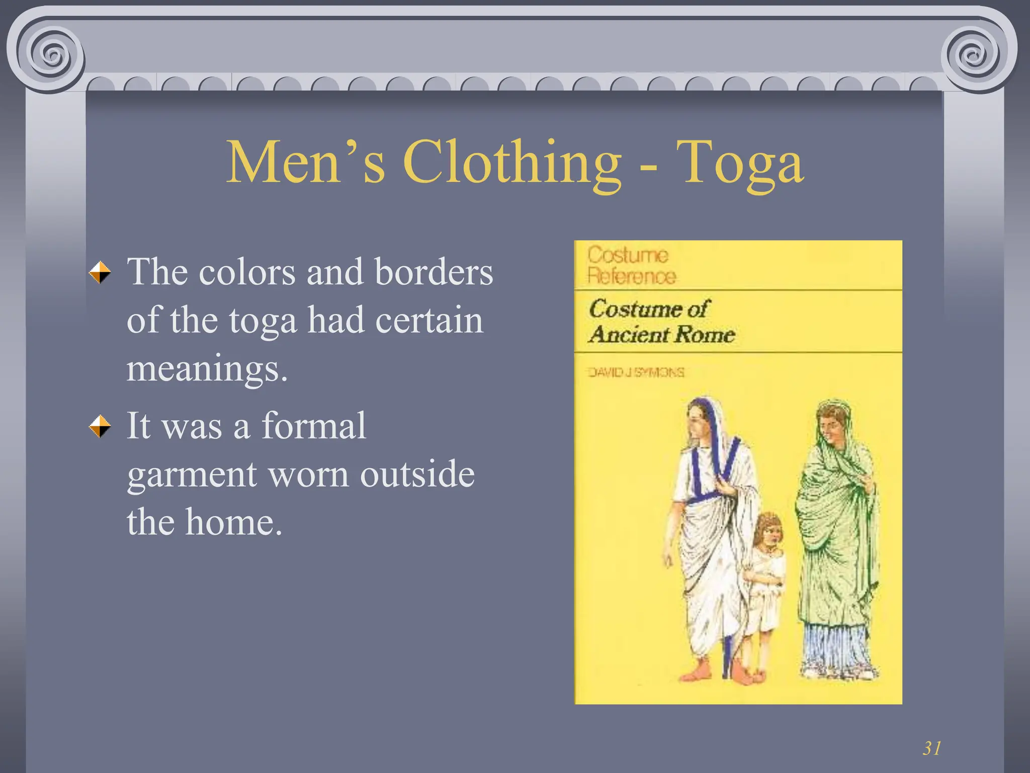 Clothing & Fashion in Ancient Rome | PPT | Women\'s Outerwear | Women ...