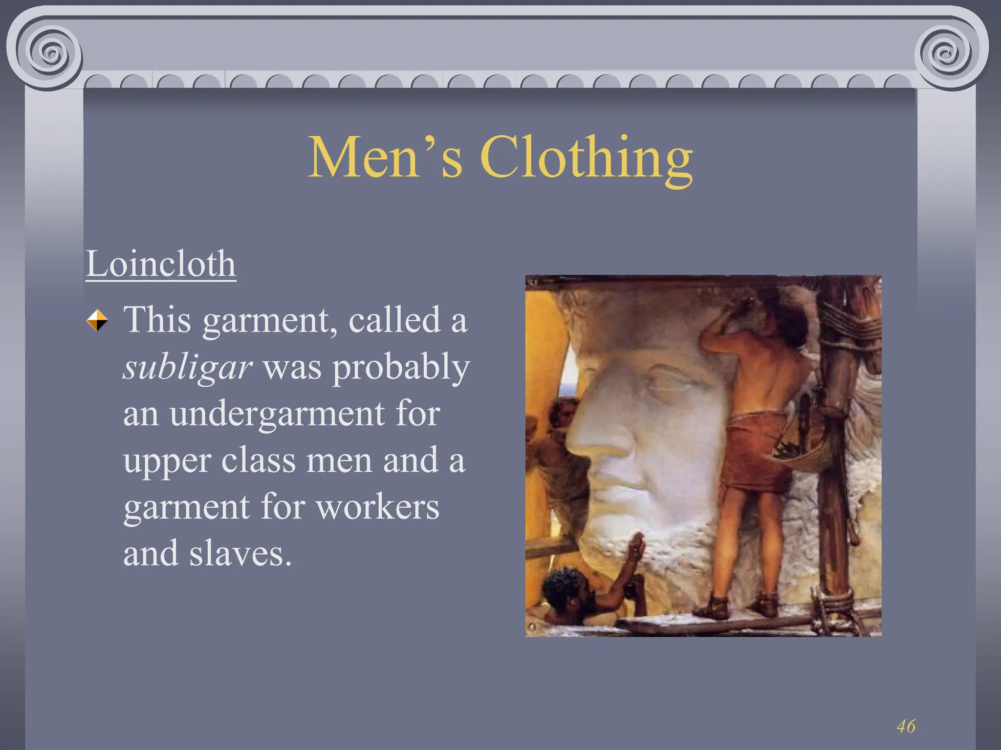 Clothing & Fashion in Ancient Rome | PPT