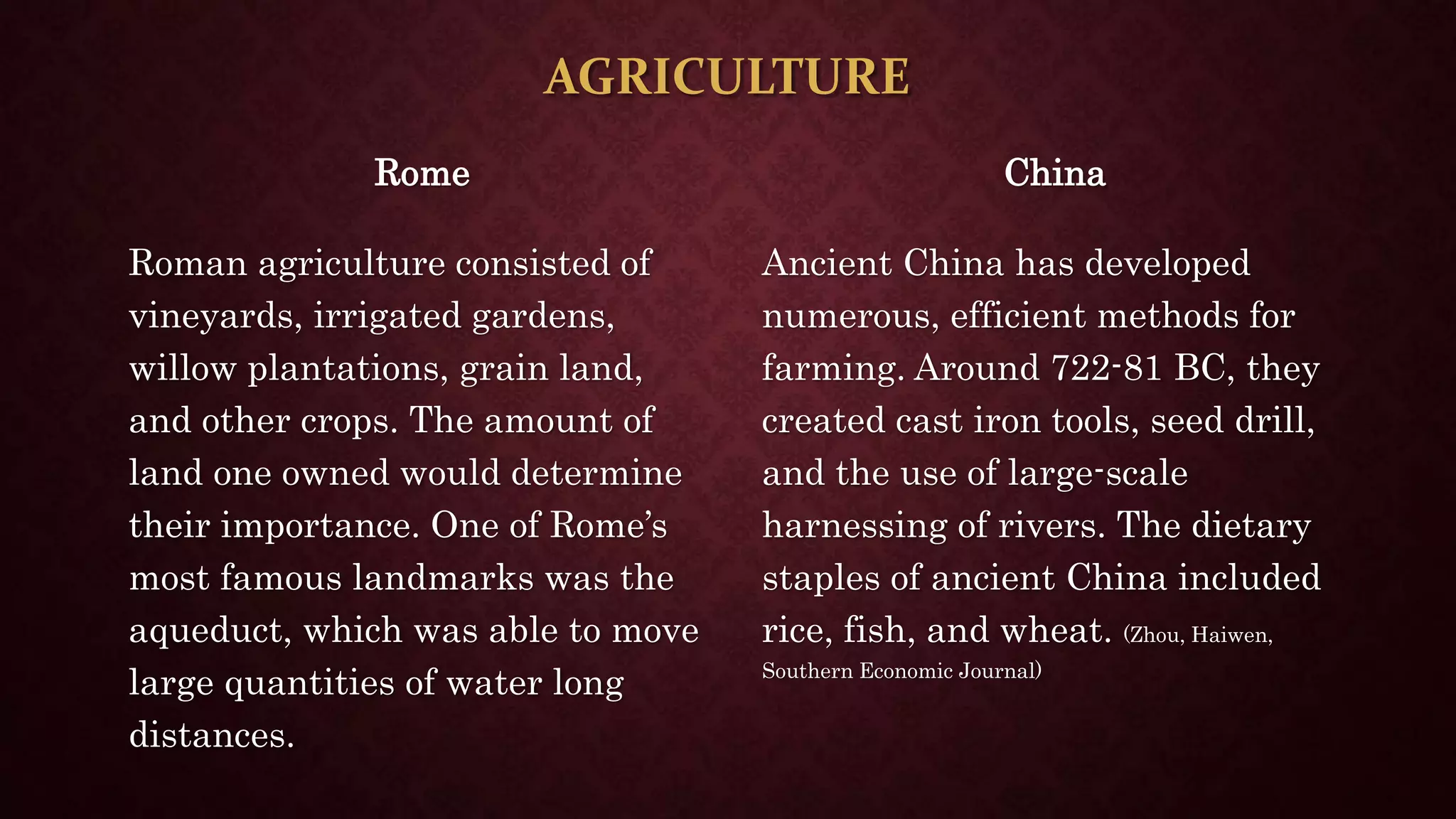 Ancient rome and ancient china | PPT