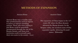 Ancient rome and ancient china | PPTX