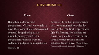 Ancient rome and ancient china | PPT