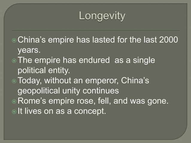 Ancient rome and china | PPT