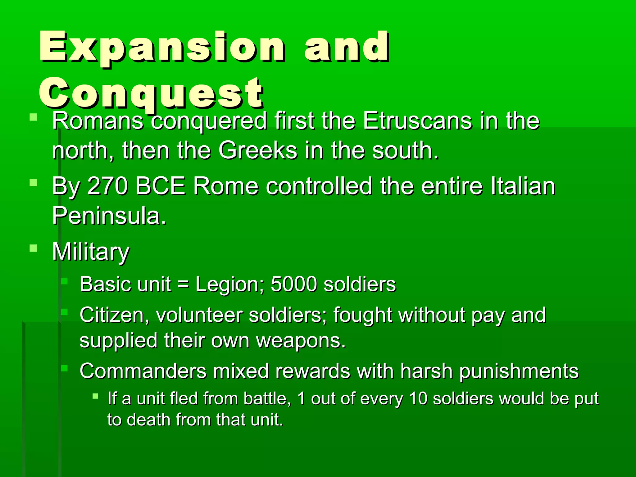 Ancient Rome and the Rise of Christianity ppt | PPT