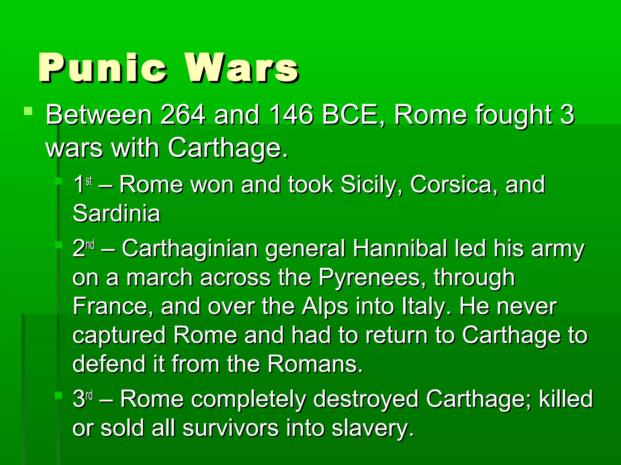 Ancient Rome and the Rise of Christianity ppt | PPT