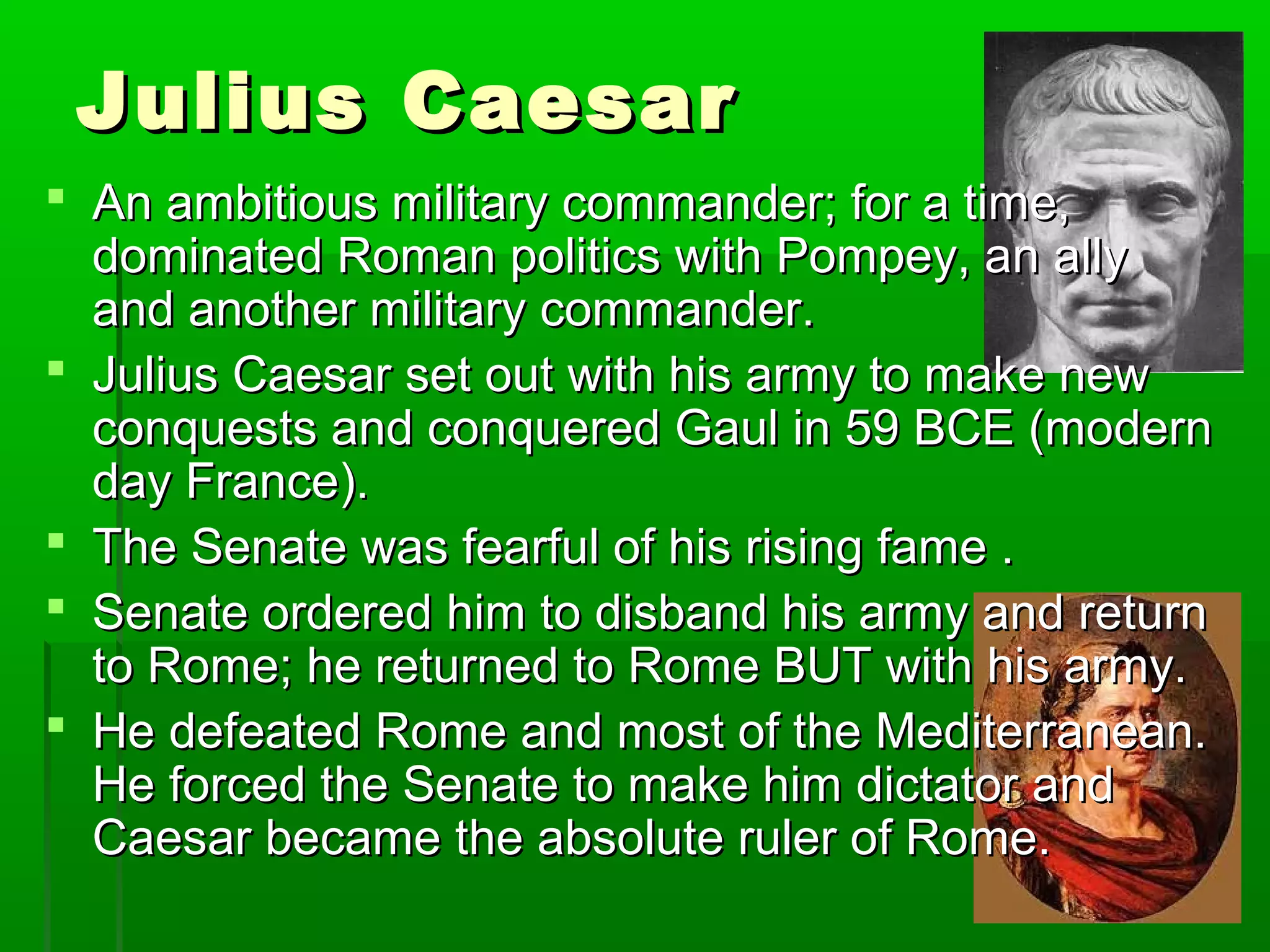 Ancient Rome and the Rise of Christianity ppt | PPT