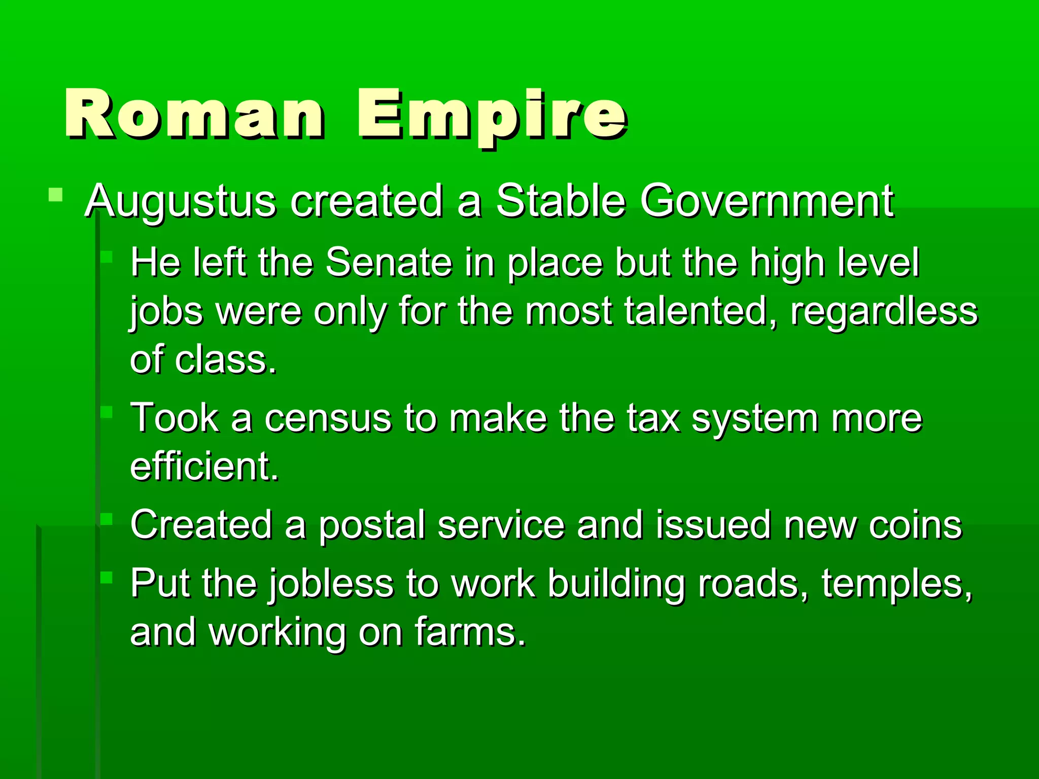 Ancient Rome and the Rise of Christianity ppt | PPT