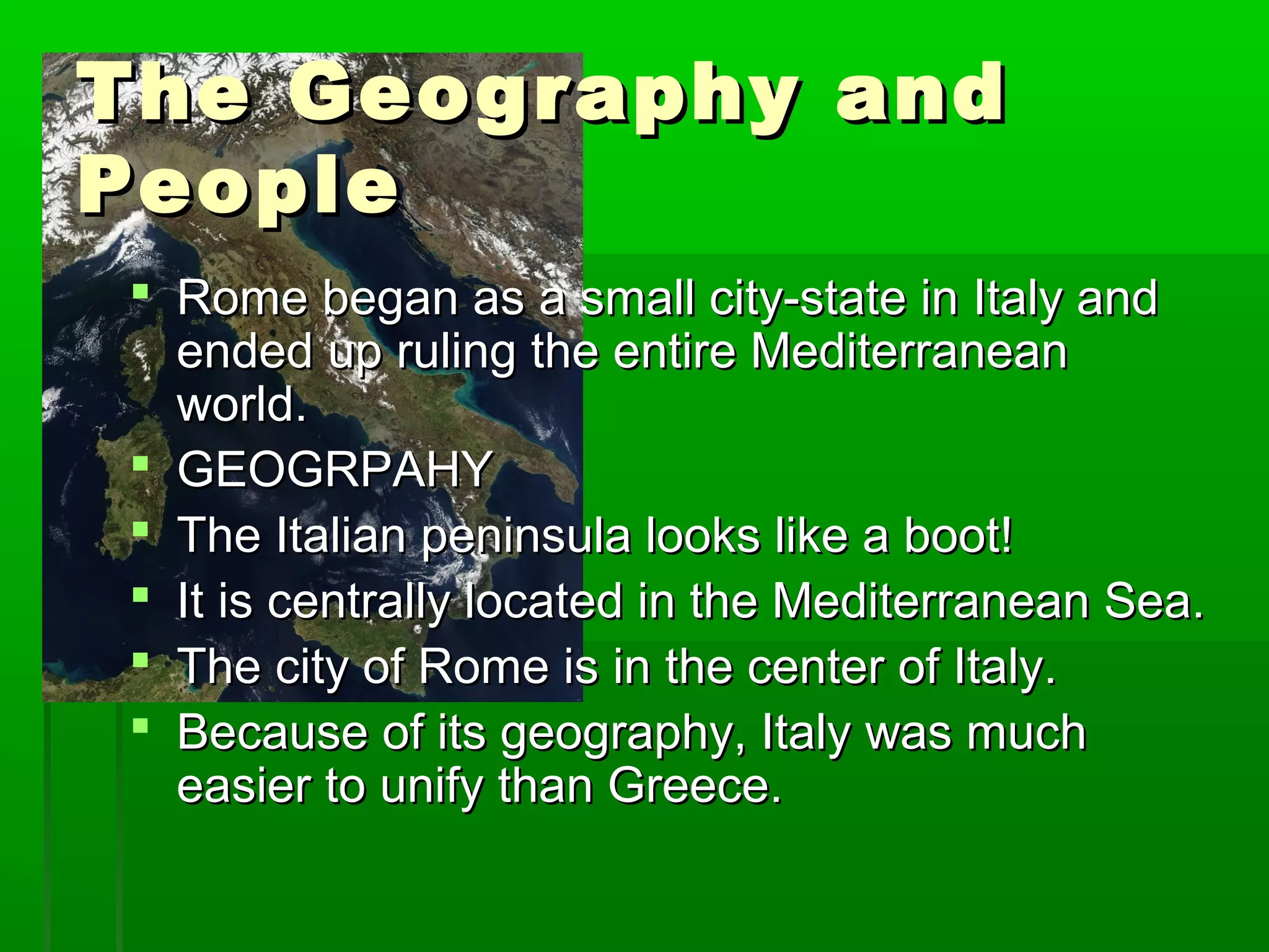 Ancient Rome and the Rise of Christianity ppt | PPT