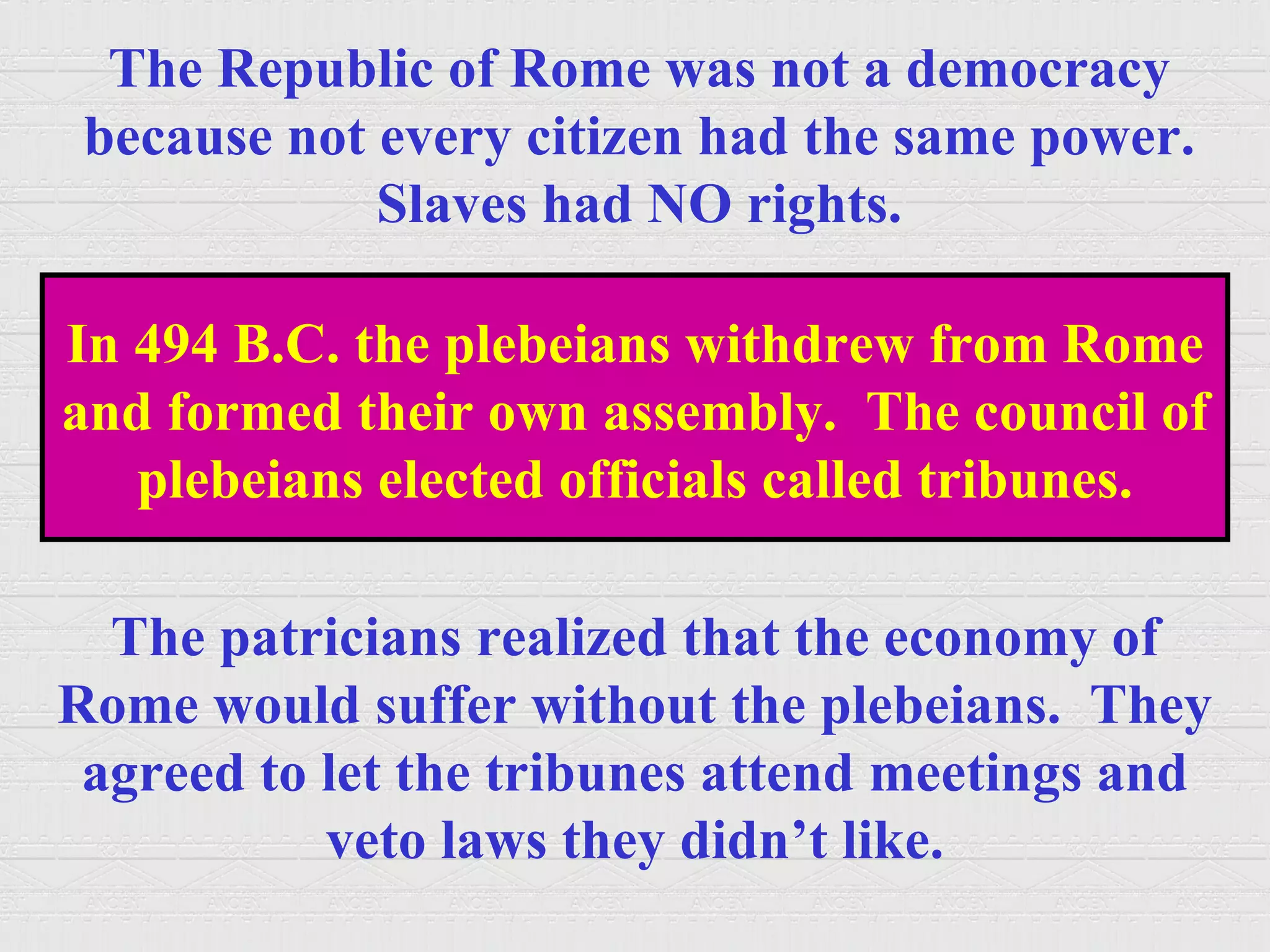 Ancient Rome Discovery Ed. Elem. | PPT